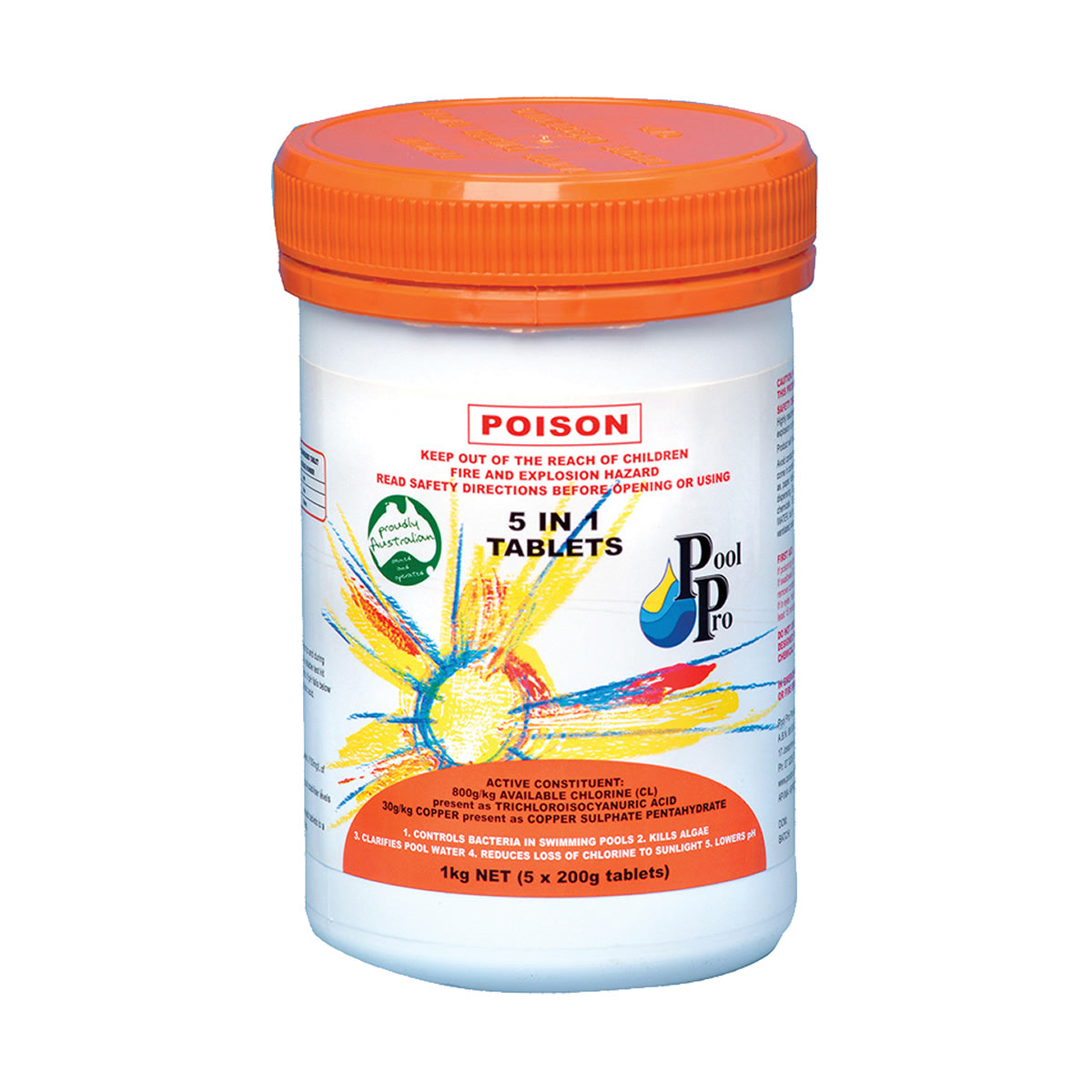 Pool Pro - 5 In 1 Chlorine Tablets 1Kg