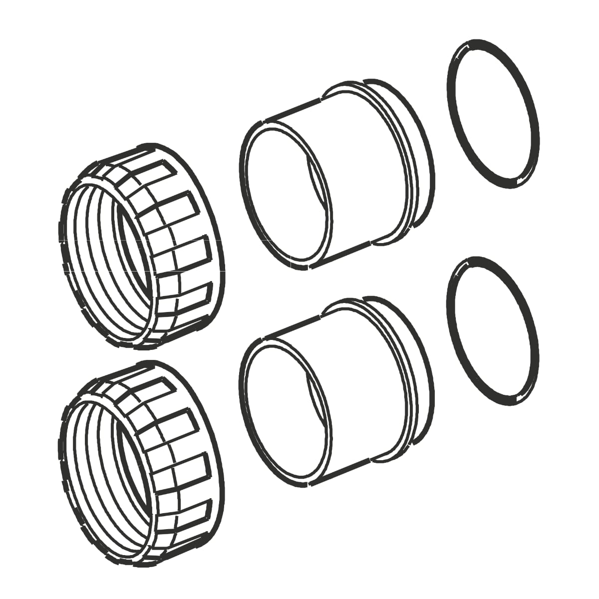 Astral - Union Tail Component Kit 40mm and 50mm