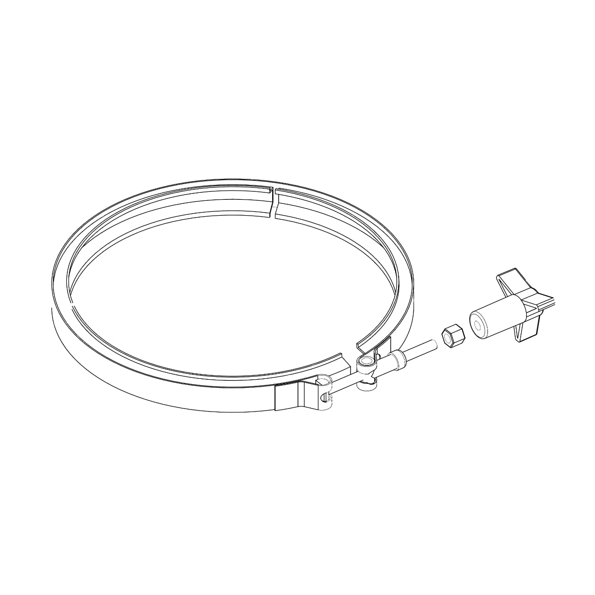 Paramount - In-Floor Valve Body Clamp